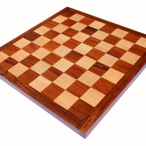 StonKraft Wooden Chess Board Without Pieces for Professional Chess Players - Appropriate Wooden & Brass Chess Pieces Chessmen Available Separately by Brand (16x16 Acacia)