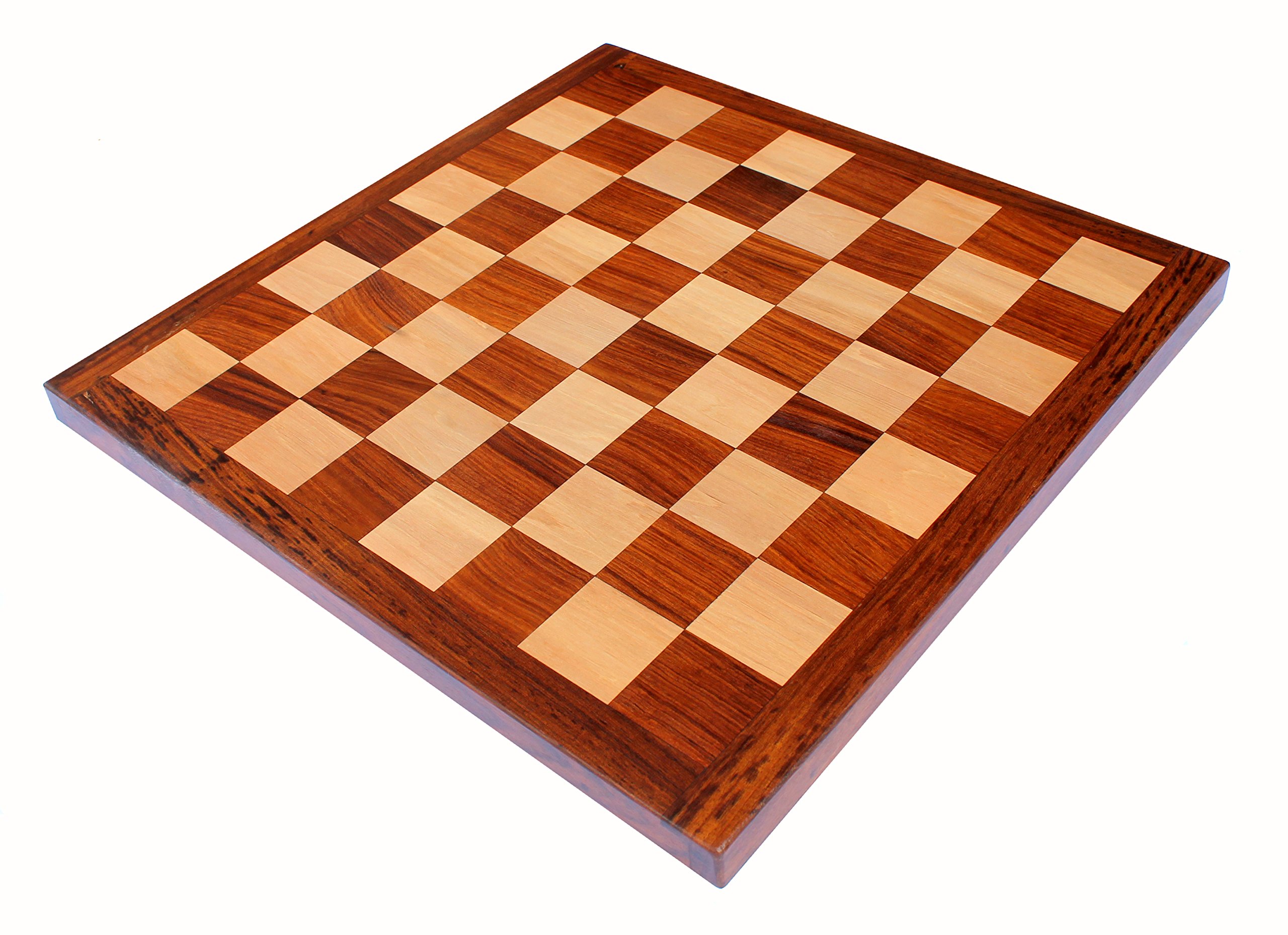 StonKraft Wooden Chess Board Without Pieces for Professional Chess Players - Appropriate Wooden & Brass Chess Pieces Chessmen Available Separately by Brand (16x16 Acacia)