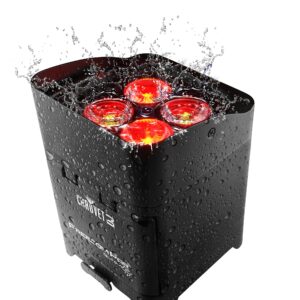 CHAUVET DJ Freedom Par Quad-4 IP Indoor/Outdoor Battery-Powered Wireless LED Par-Style Wash Light