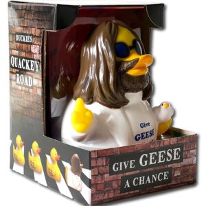 CelebriDucks - Give Geese A Chance - Floating Rubber Ducks - Collectible Bath Toy Gift for Kids & Adults of All Ages