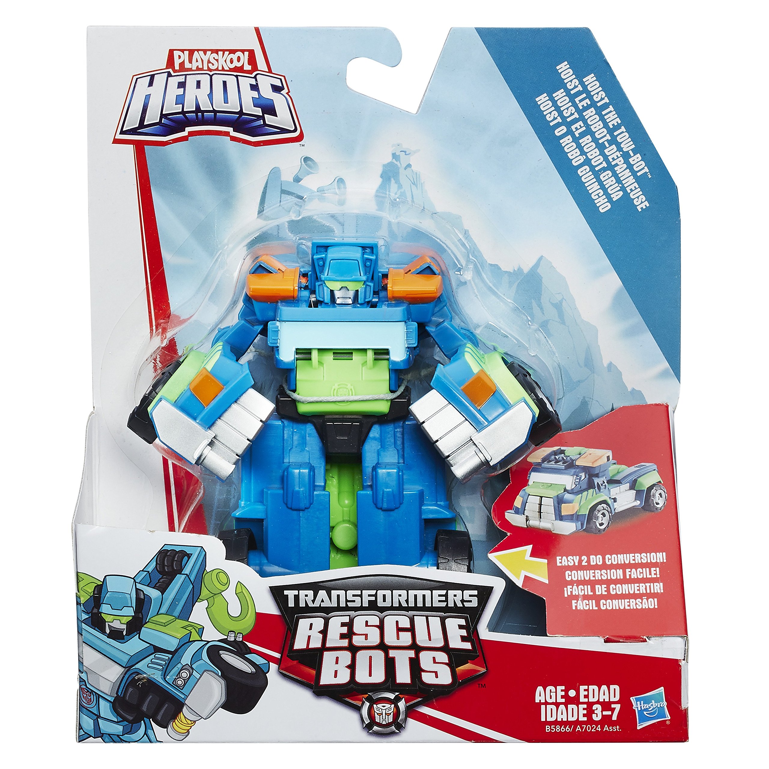 Playskool Heroes Transformers Rescue Bots Rescan Hoist The Tow Bot Action Figure