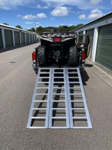 1500 lb. capacity tri-fold aluminum loading ramp -usatm