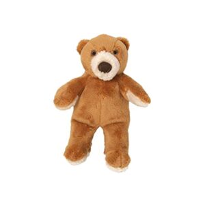 fluff & tuff cubby bear | 5" extra small plush dog toy