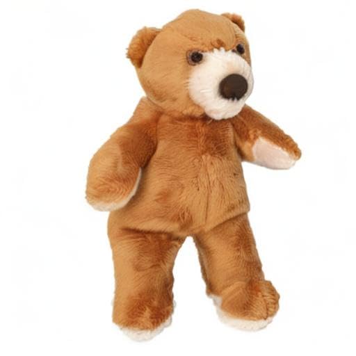 Fluff & Tuff Cubby Bear | 5" Extra Small Plush Dog Toy