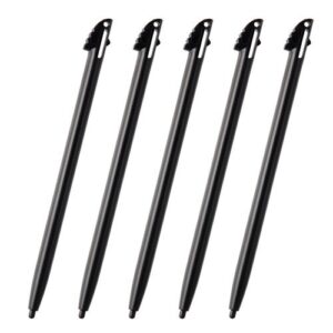 yueton 10pcs Black and White Plastic Replacement Stylus Touch Screen Pen Set, Compatible with Nintendo 3DS, 3DS XL, 3DS LL