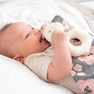 Stephen Joseph, Baby Soft Plush Ring Rattle, Elephant