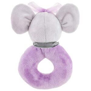 Stephen Joseph, Baby Soft Plush Ring Rattle, Elephant