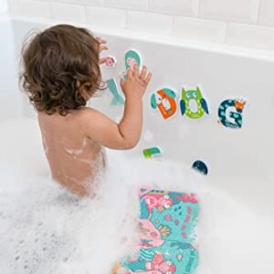 Stephen Joseph, Floating ABC Foam Bath 35-Piece Toy Set, (SJ1148), Small, Pink