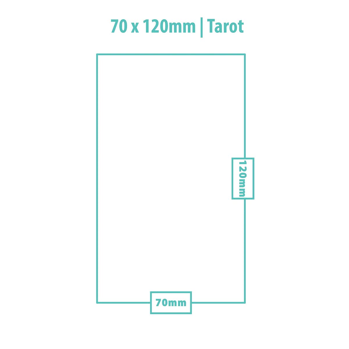 Ultra Pro Tarot Board Game Sleeve - 70mmx120mm (50/Pk)