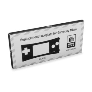 Game Boy Micro Replacement Faceplate (Black)