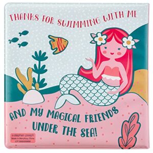 Stephen Joseph, Floating Color Changing Bathtime Book, Toddler Bath Toys, Mermaid