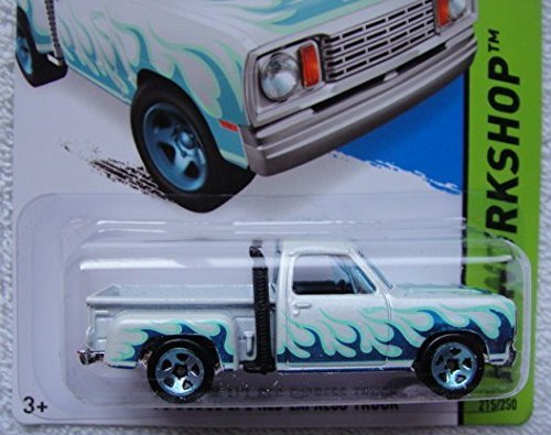 Hot Wheels, 2015 HW Workshop, '78 Dodge Li'l Red Express Truck [White] Die-Cast Vehicle #215/250