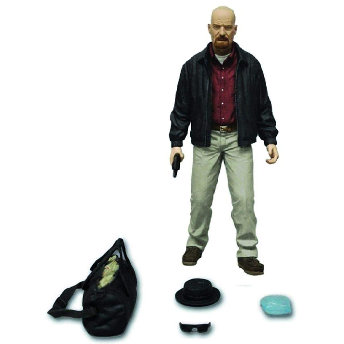 Breaking Bad Px Previews Exclusive Walter White Collectible Figure In Grey Khakis Including Bag Of Blue Stuff by Breaking Bad