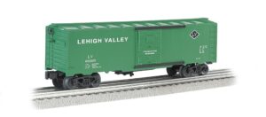 bachmann industries 40' scale box car lehigh valley green o scale train