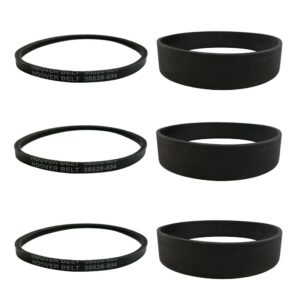 3 x 1 x genuine hoover windtunnel self-propelled belt set # h-38528035-h-38528034