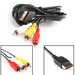 rca av a/v for sega dreamcast stereo composite audio video tv adapter cable