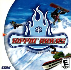 rippin' riders snowboarding dreamcast instruction booklet (sega dreamcast manual only - no game) pamphlet - no game included