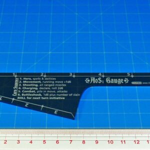 LITKO Movement Gauge Warhammer: Age of Sigmar 1st Edition & 2nd Edition, Translucent Grey