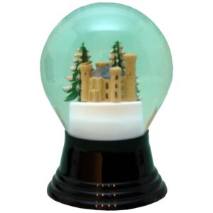 alexander taron importer pr1561 perzy snowglobe-medium city-5" h w x 3" d, green