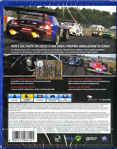 Digital Bros Assetto Corsa, PS4 - video games (PS4, PlayStation 4, Physical media, Action / Racing, 505 Games, ITA, Basic)