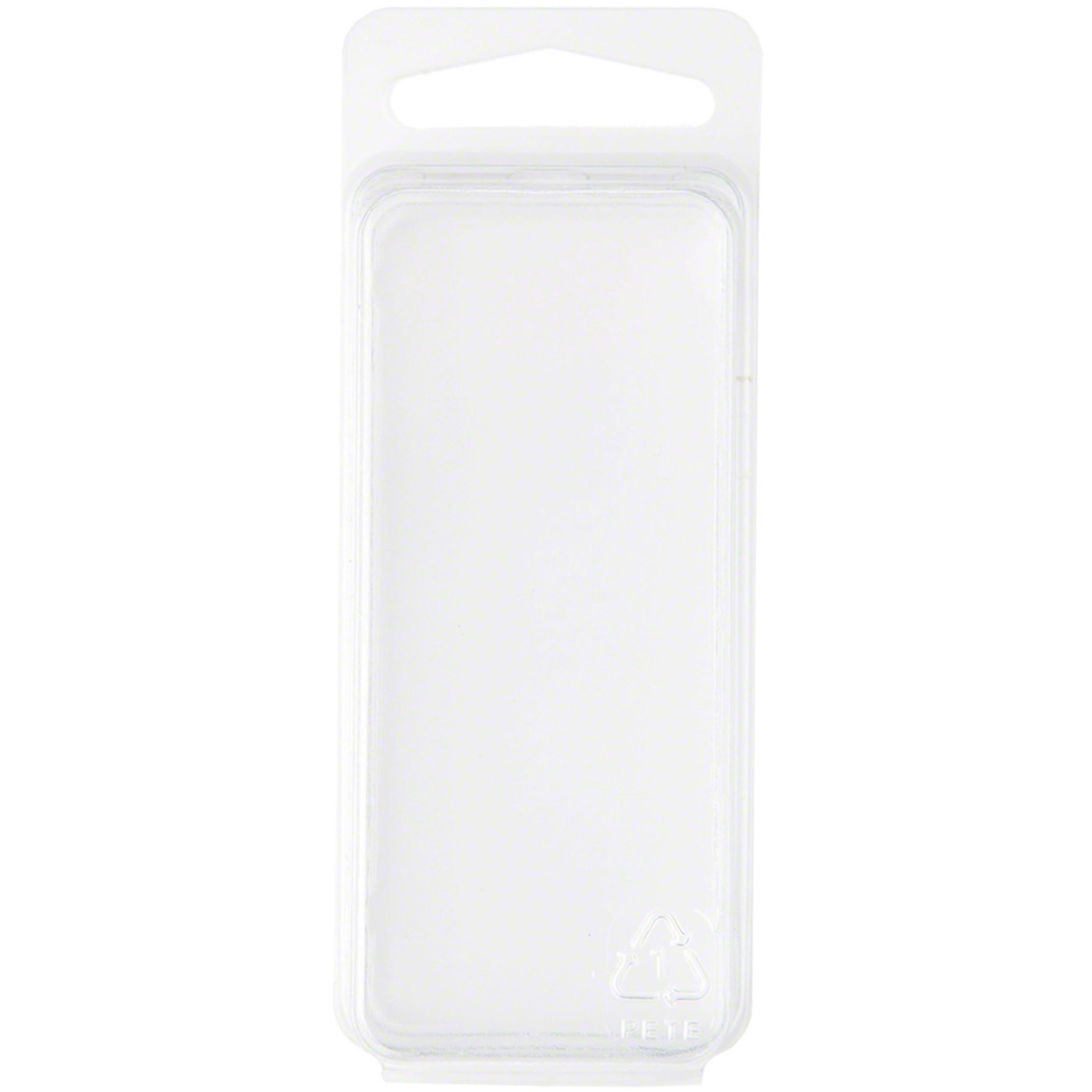 Collecting Warehouse Clear Plastic Clamshell Package/Storage Container, 3.06" H x 1.25" W x 1" D, Pack of 50