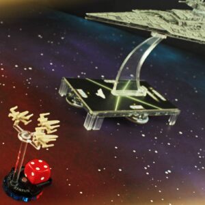 LITKO Armada Fighter Squadron Flight Stand | Compatible with Star Wars: Armada | Status | Strength