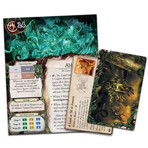 Eldritch Horror Under the Pyramids Board Game EXPANSION | Mystery Game | Cooperative Board Game for Adults and Family | Ages 14+ | 1-8 Players | Avg. Playtime 2-4 Hours | Made by Fantasy Flight Games