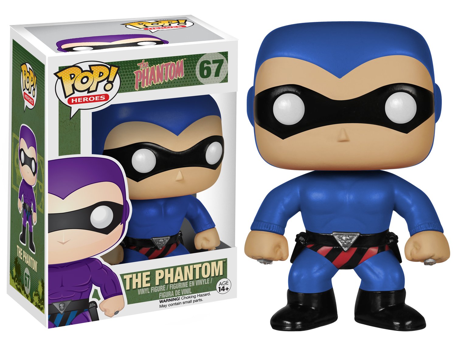 Funko POP Heroes: The Phantom - Blue Phantom Action Figure