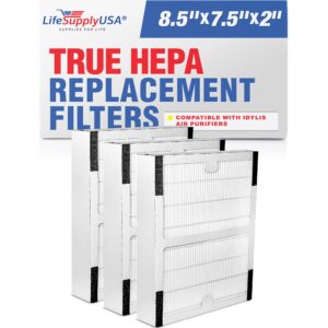 idylis hepa replacement filter iaf-h-100b