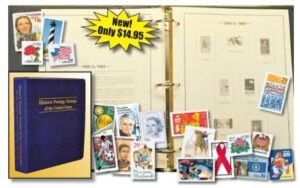 u.s. postage stamp collecting kit includes free stamps and hinges