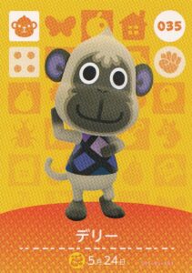 nintendo [animal crossing amiibo card 1st series derii 035