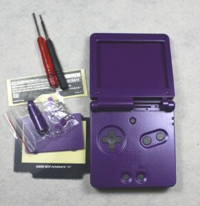 vivi audio purple housing shell case cover repair part for gba sp gameboy advance sp