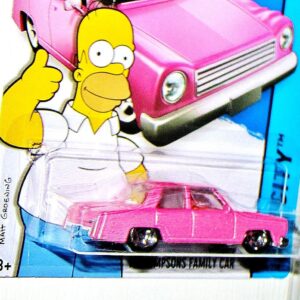 Hot Wheels 2015 HW City The Simpsons Family Car 56/250, Pink