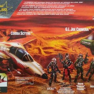 G.I. Joe 50th Anniversary Crimson Strike Set with Cobra Scythe & GI Joe Chimera & 4 Action Figures (2015 SDCC Comic-Con Exclusive)