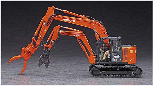 Hasegawa HSW04 1:35 Scale Hitachi Double Arm Construction Machine Astaco Neo Plastic Model