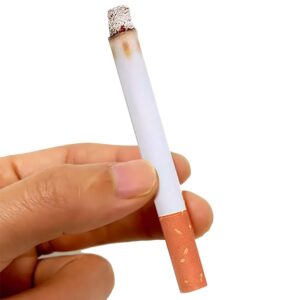 Fake Puff Cigarettes Costume Accessory - 3.25", 6 Count - Durable & Realistic - Ideal For Themed Parties & Theatrical Performances