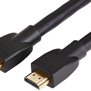 Amazon Basics CL3 Rated High Speed 4K HDMI Cable (18Gbps, 4K/60Hz) - 15 Feet, Black