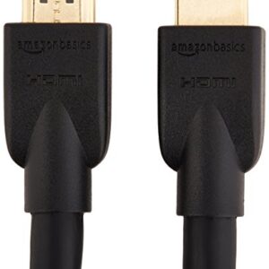 Amazon Basics CL3 Rated High Speed 4K HDMI Cable (18Gbps, 4K/60Hz) - 15 Feet, Black