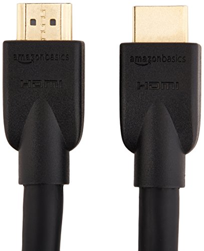 Amazon Basics CL3 Rated High Speed 4K HDMI Cable (18Gbps, 4K/60Hz) - 15 Feet, Black