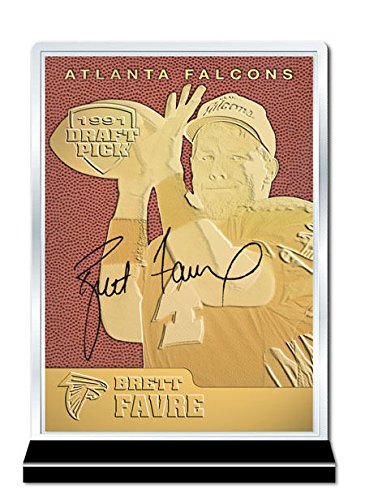 BRETT FAVRE 1991 Draft Pick FEEL THE GAME Gold Card Rookie - Football Textured