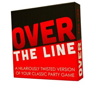 over the line party game- a hilarious acting and drawing word card guessing game