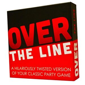 Over The Line Party Game- A Hilarious Acting and Drawing Word Card Guessing Game