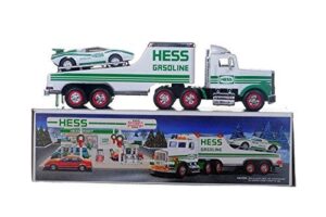 1991 hess toy truck with racer by hess