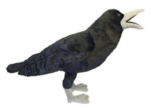 adore 18" standing shadow the raven crow bird plush stuffed animal toy