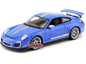 bburago 11036bl porsche 911 gt3 rs 4.0 blue 1/18 diecast car model