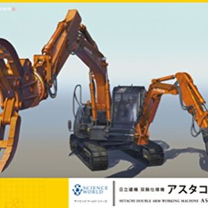 Hasegawa HSW04 1:35 Scale Hitachi Double Arm Construction Machine Astaco Neo Plastic Model