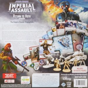 Star Wars Imperial Assault Board Game Return to Hoth EXPANSION - Epic Sci-Fi Miniatures Strategy Game for Kids and Adults, Ages 14+, 1-5 Players, 1-2 Hour Playtime, Made by Fantasy Flight Games