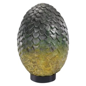 the noble collection game of thrones rhaegal egg - green