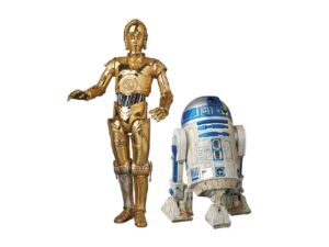 mafex no.012 star wars the force awakens c-3po & r2-d2 action figure medicom toy mafekkusu non-scale abs & atbc-pvc-painted