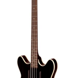 Guild Starfire Bass Guitar with Case & ChromaCast accessories, Black